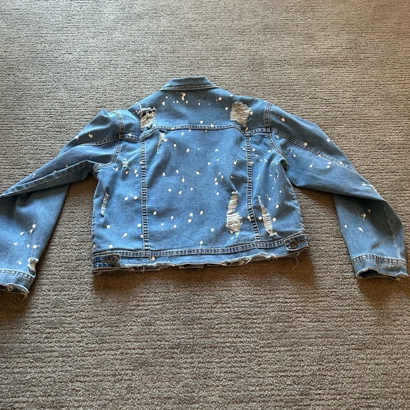 Vintage Havana | Jackets & Coats | Vintage Havana Splatter Paint Jean ...